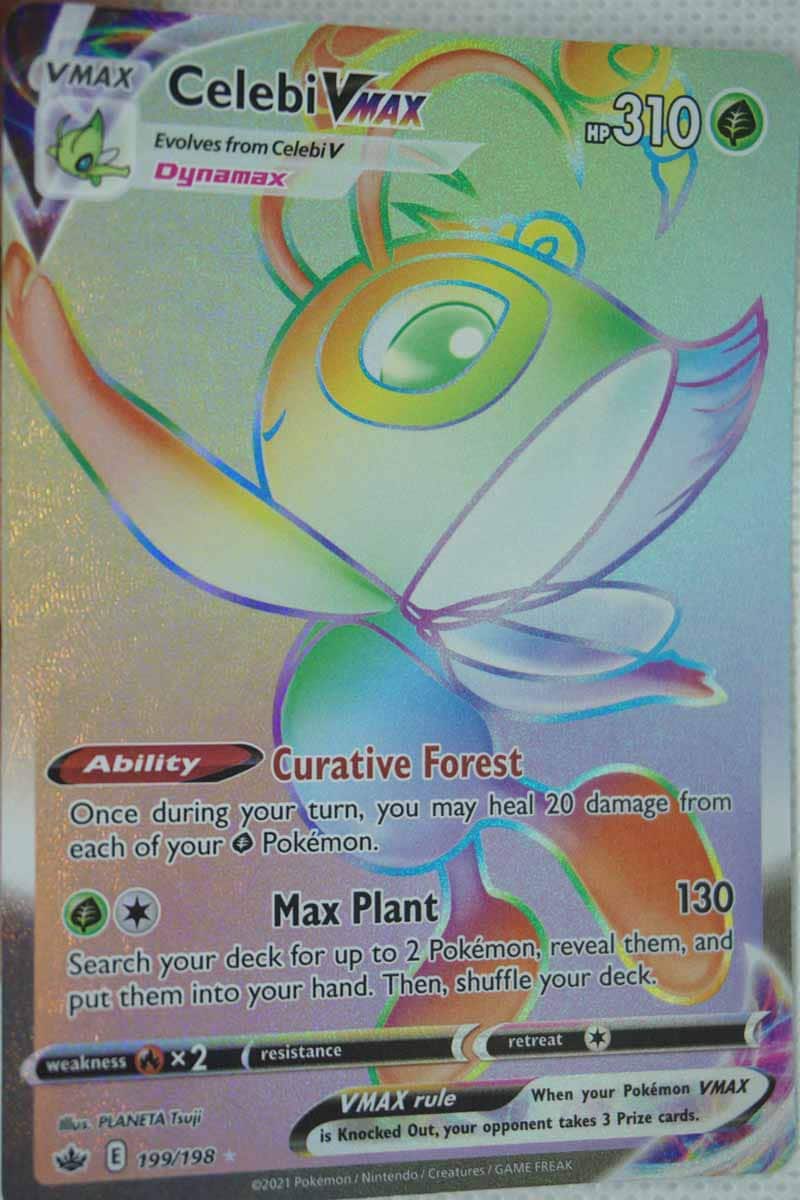 Celebi VMAX 199/198 Hyper Rare - Pocket Monster