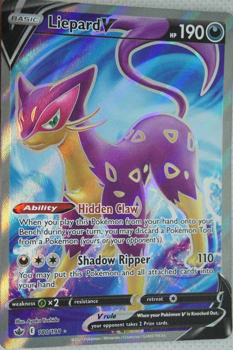 Liepard V 180/198 Full Art - Pocket Monster
