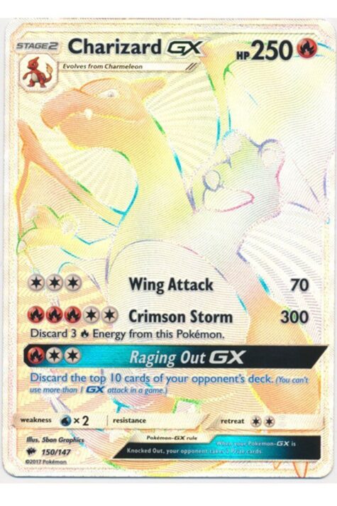 Charizard GX 150/147 Hyper Rare - Pocket Monster