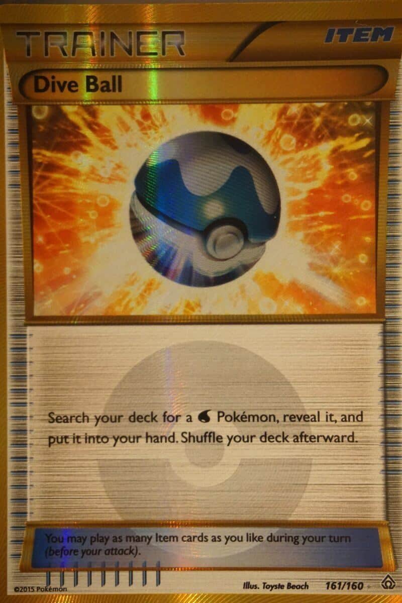 Dive Ball 161/160 Secret Rare - Pocket Monster