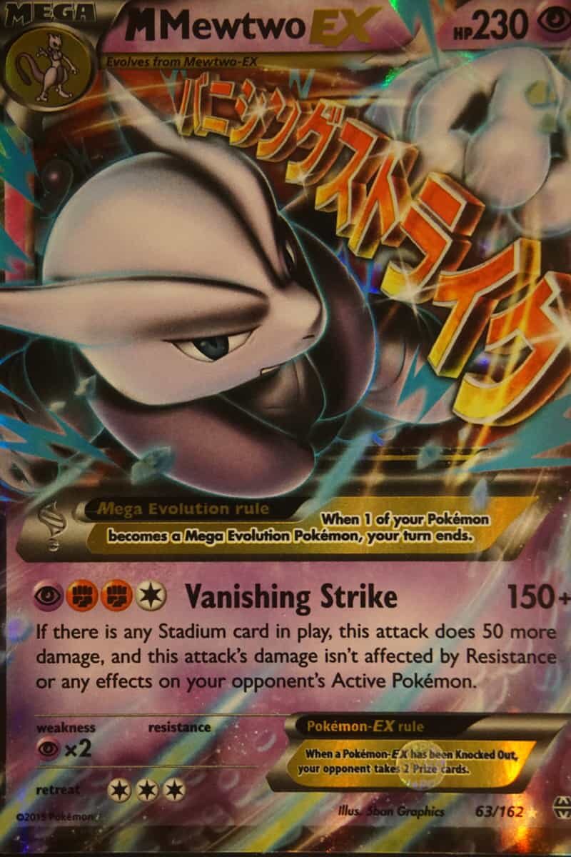 M Mewtwo EX 63/162 - Pocket Monster
