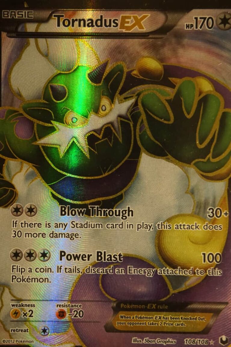 Tornadus EX 108/108 full art - Pocket Monster