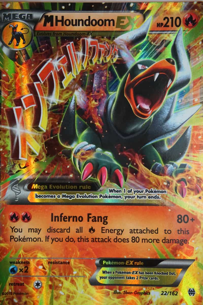 M Houndoom EX 22/162 - Pocket Monster
