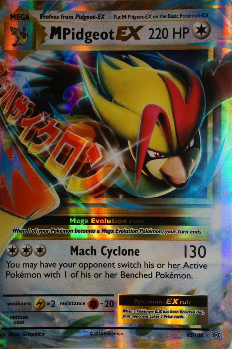 M Pidgeot EX 65/108 - Pocket Monster