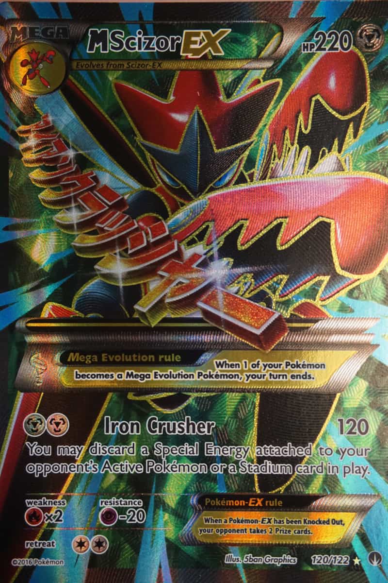M Scizor EX 120/122 Full Art - Pocket Monster