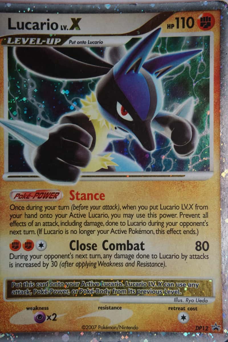 Lucario LV.X DP12 Ultra Rare - Pocket Monster