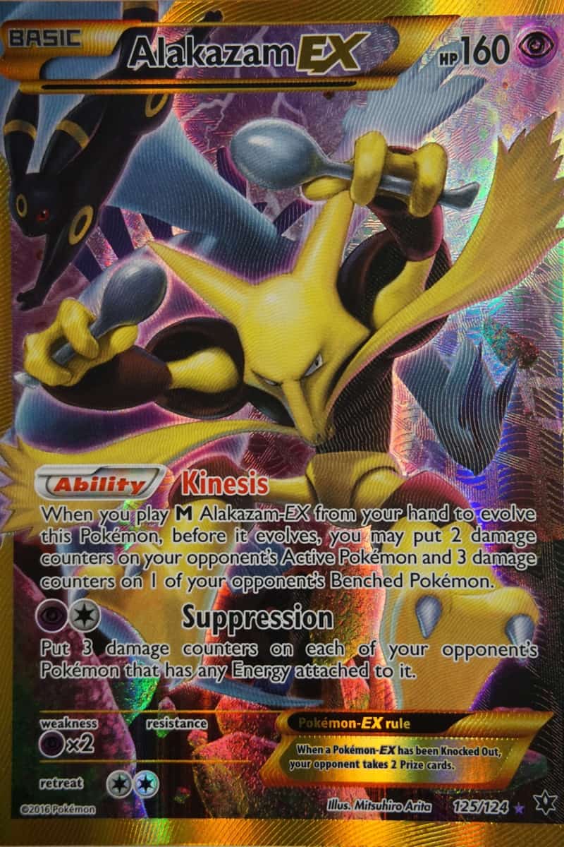 Alakazam EX 125/124 Secret Rare - Pocket Monster