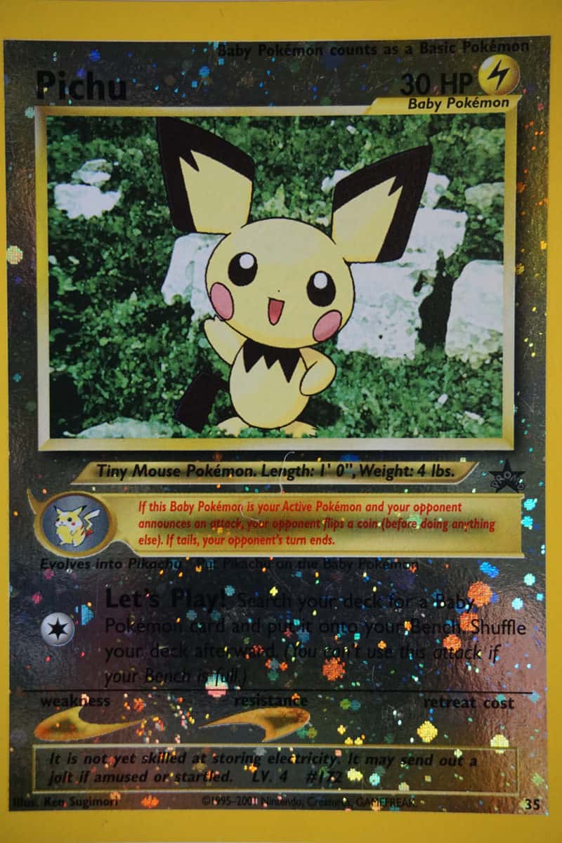 Pichu 35 Reverse Rare - Pocket Monster