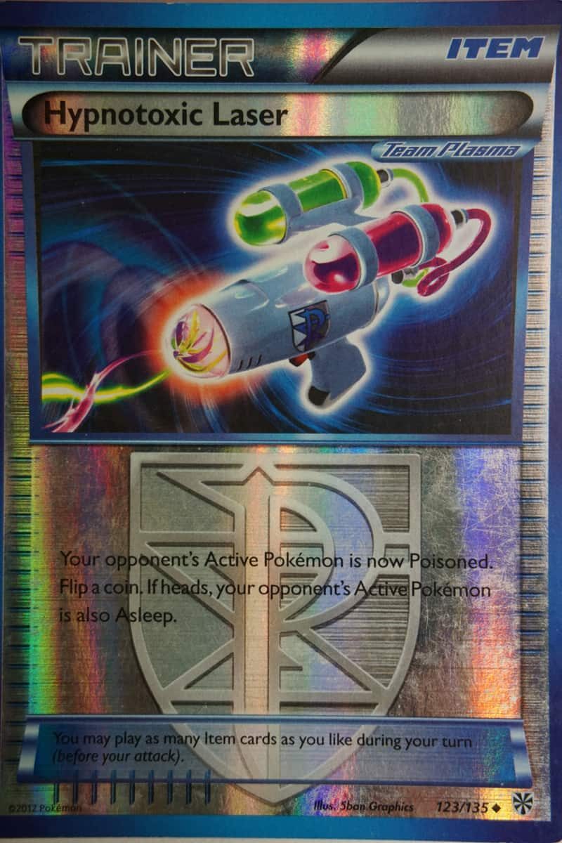 Hypnotoxic Laser 123/135 Reverse Holo - Pocket Monster