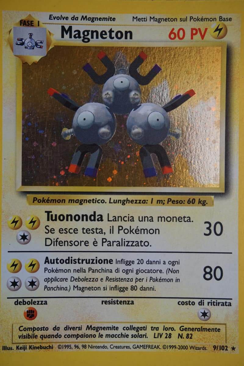 Magneton 9/102 Holo Rare - Pocket Monster