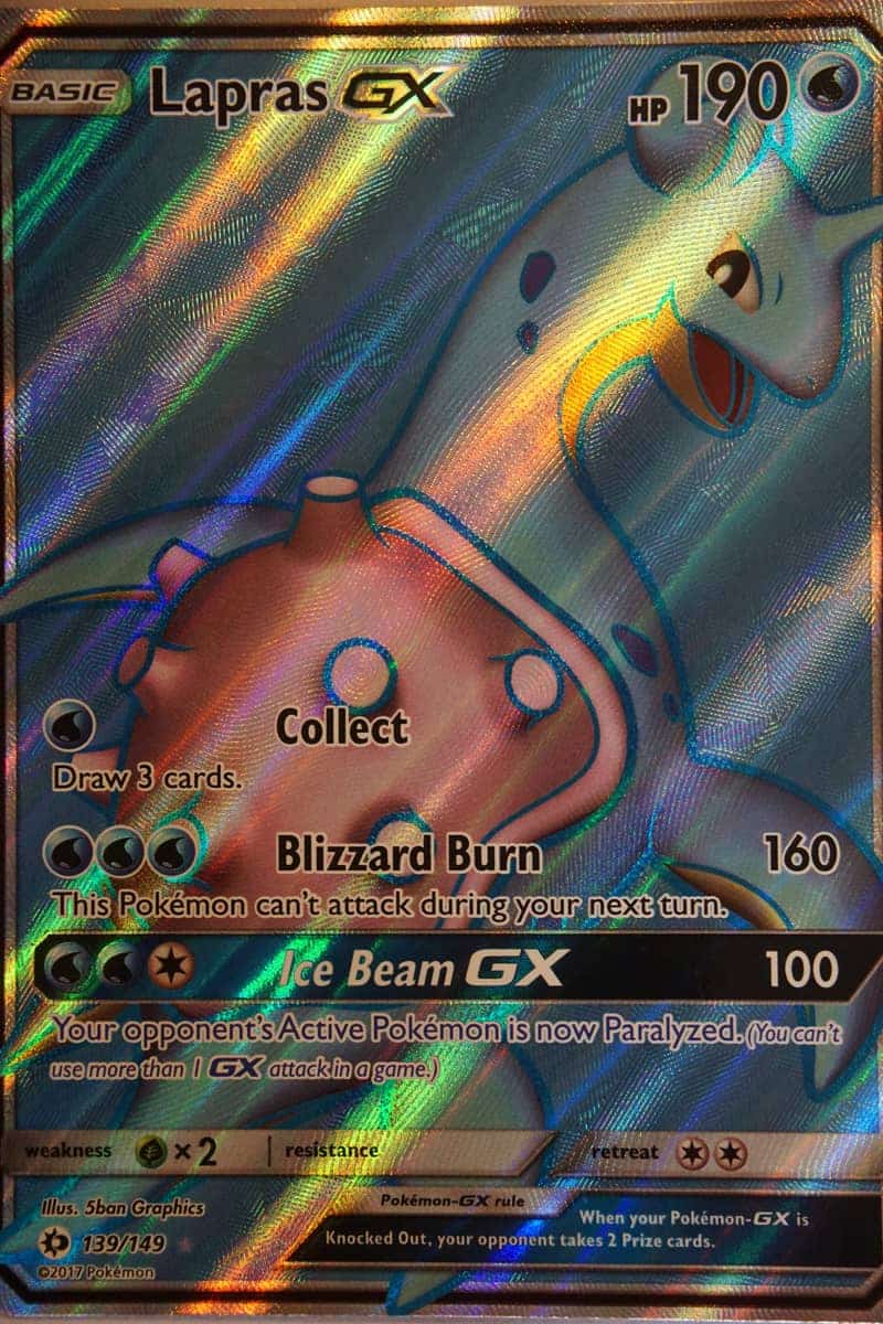 Lapras GX 139/149 Full Art - Pocket Monster