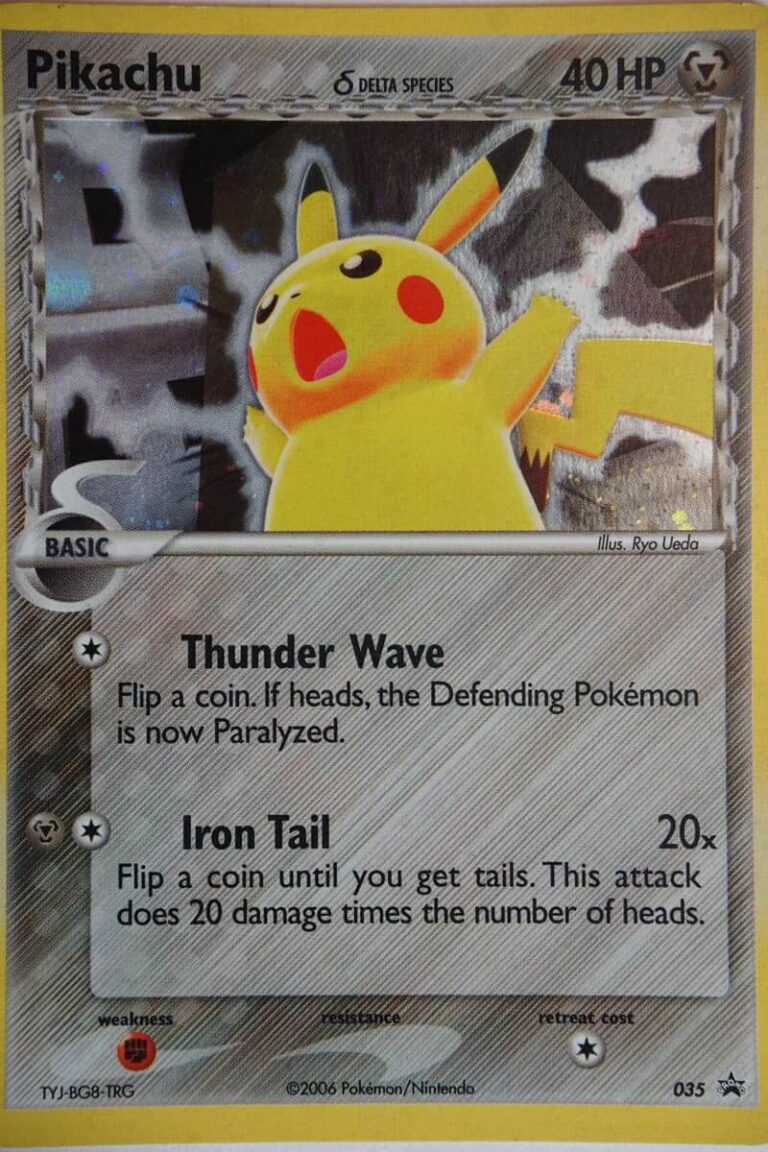 Pikachu 035 Holo Rare - Pocket Monster