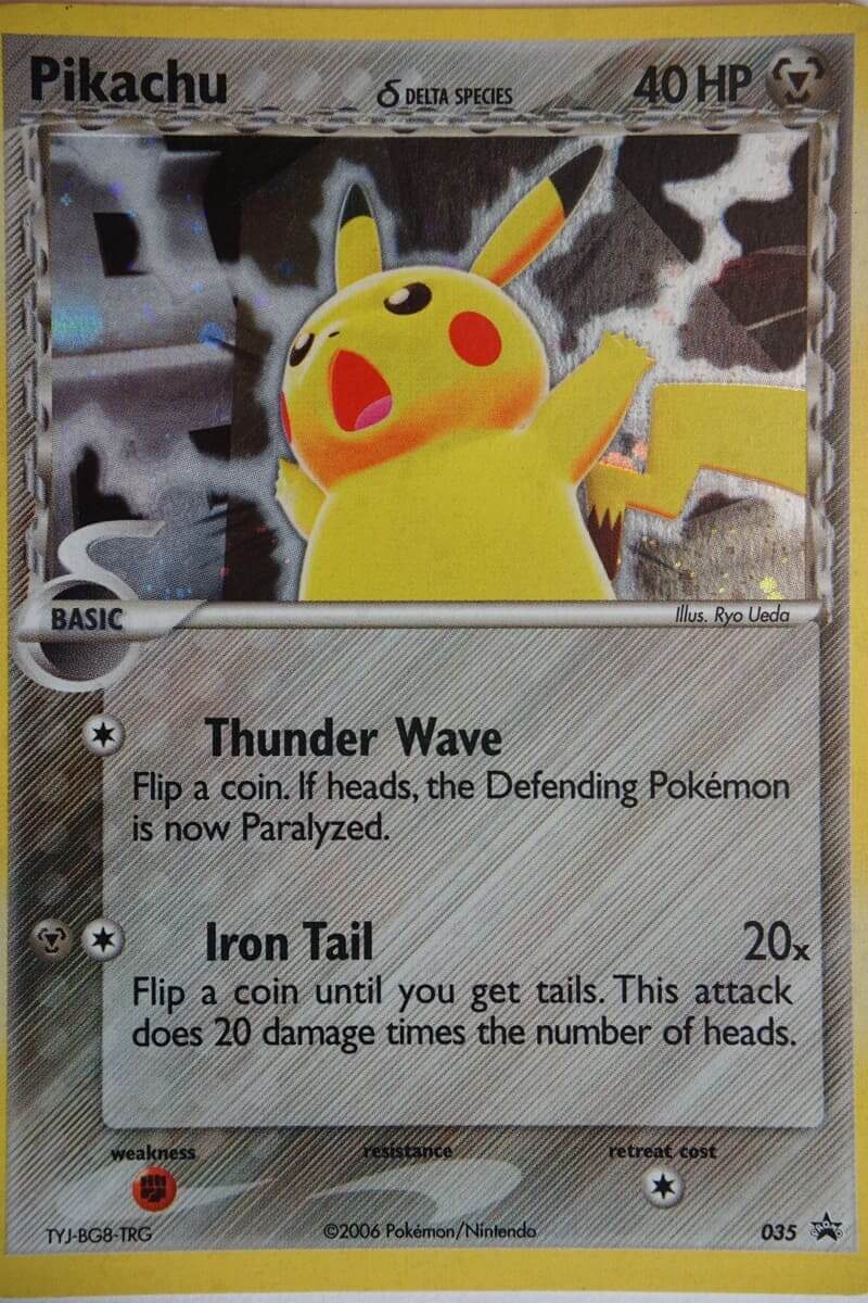 Pikachu 035 Holo Rare - Pocket Monster