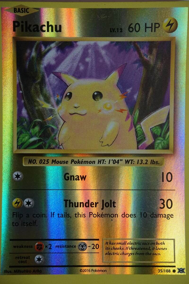 Pikachu 35 108 Reverse Holo Pocket Monster