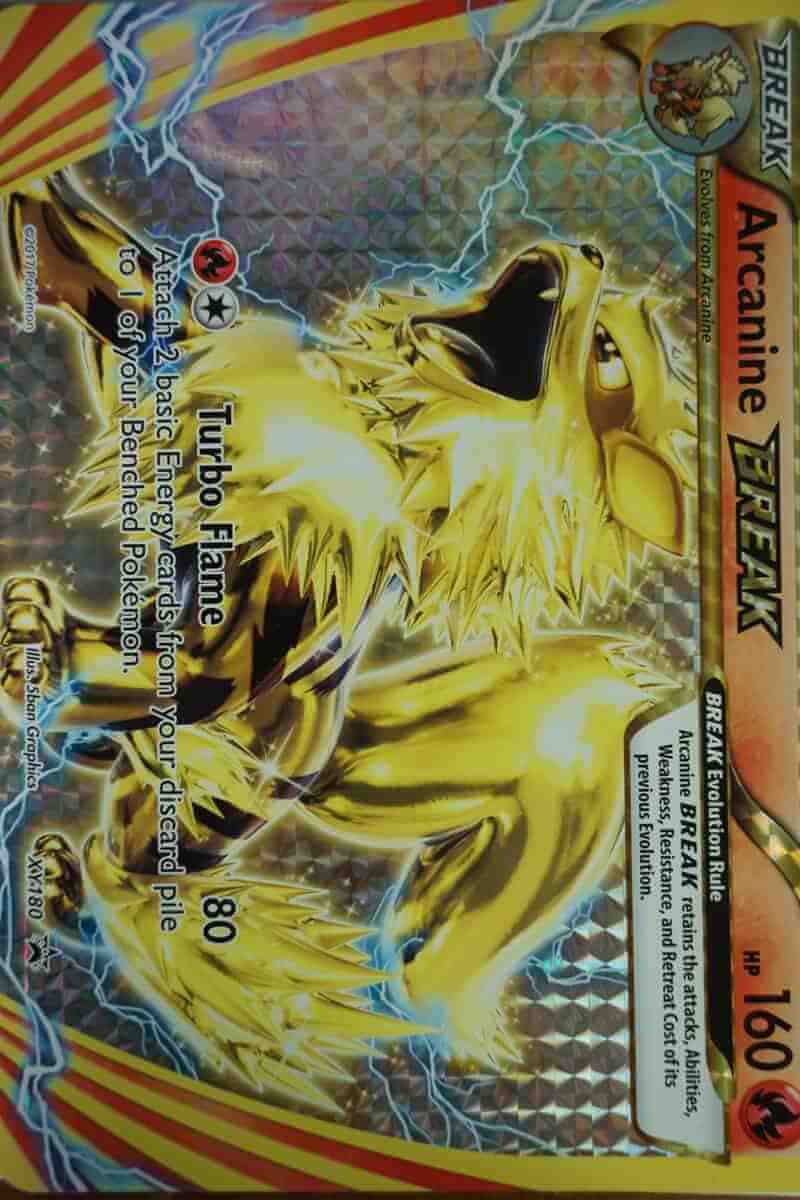 Arcanine Break XY180 stor - Pocket Monster