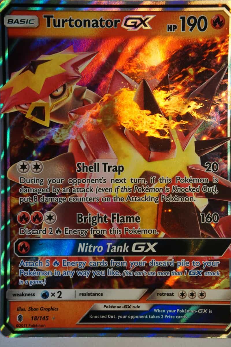 Turtonator GX 18/145 - Pocket Monster
