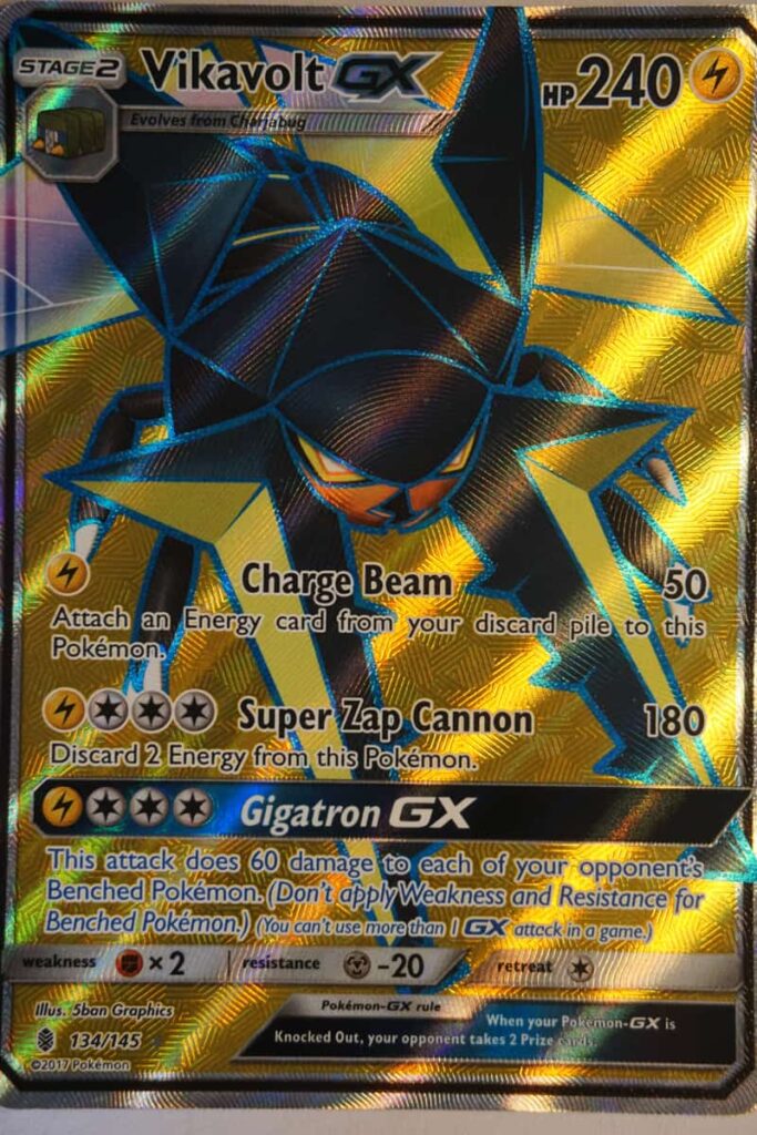 Vikavolt GX 134/145 Full Art - Pocket Monster