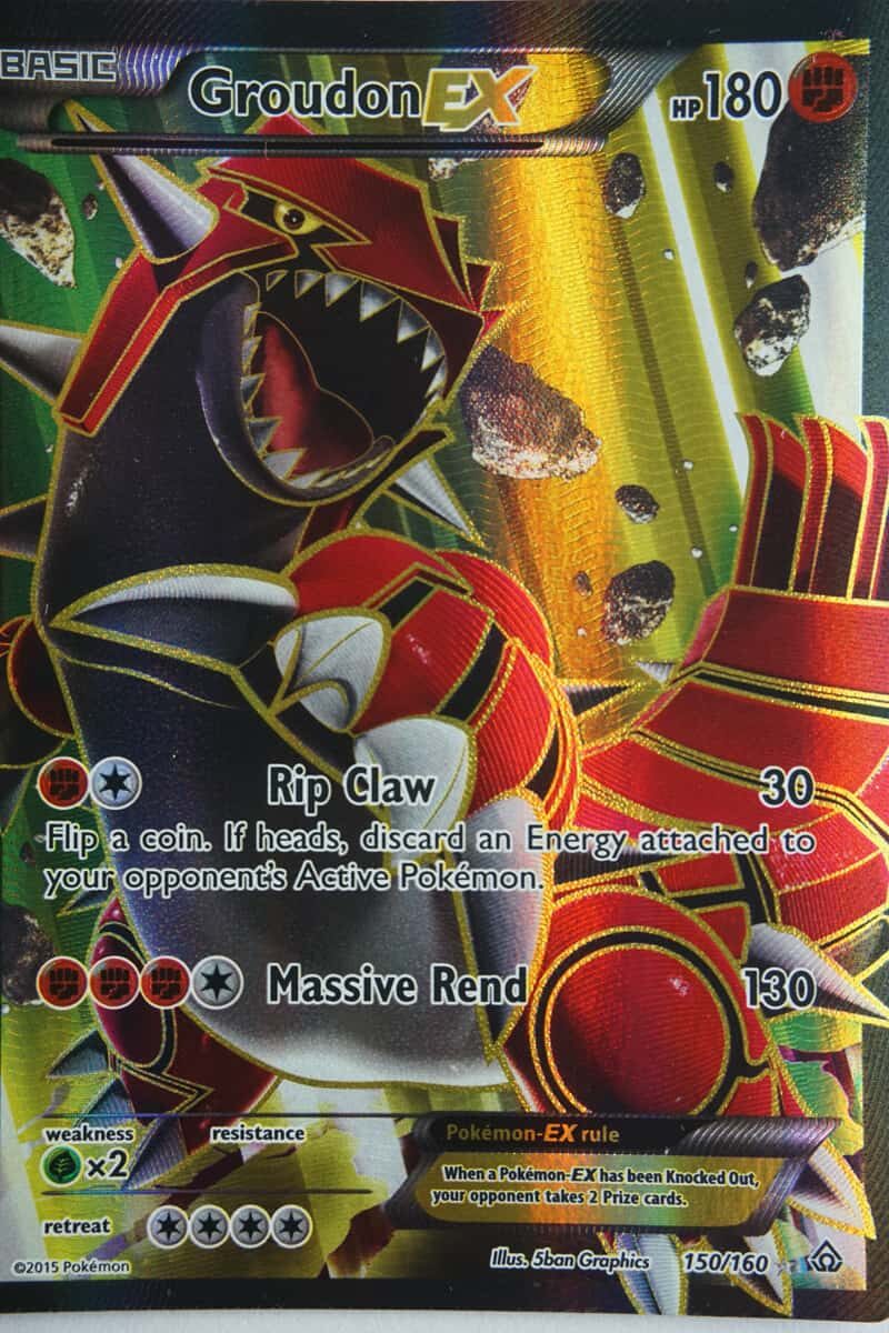 Groudon EX 150/160 Full Art - Pocket Monster