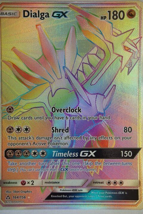 Dialga GX 164/156 Hyper Rare - Pocket Monster