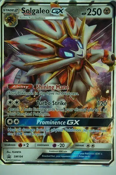Solgaleo GX SM104 - Pocket Monster