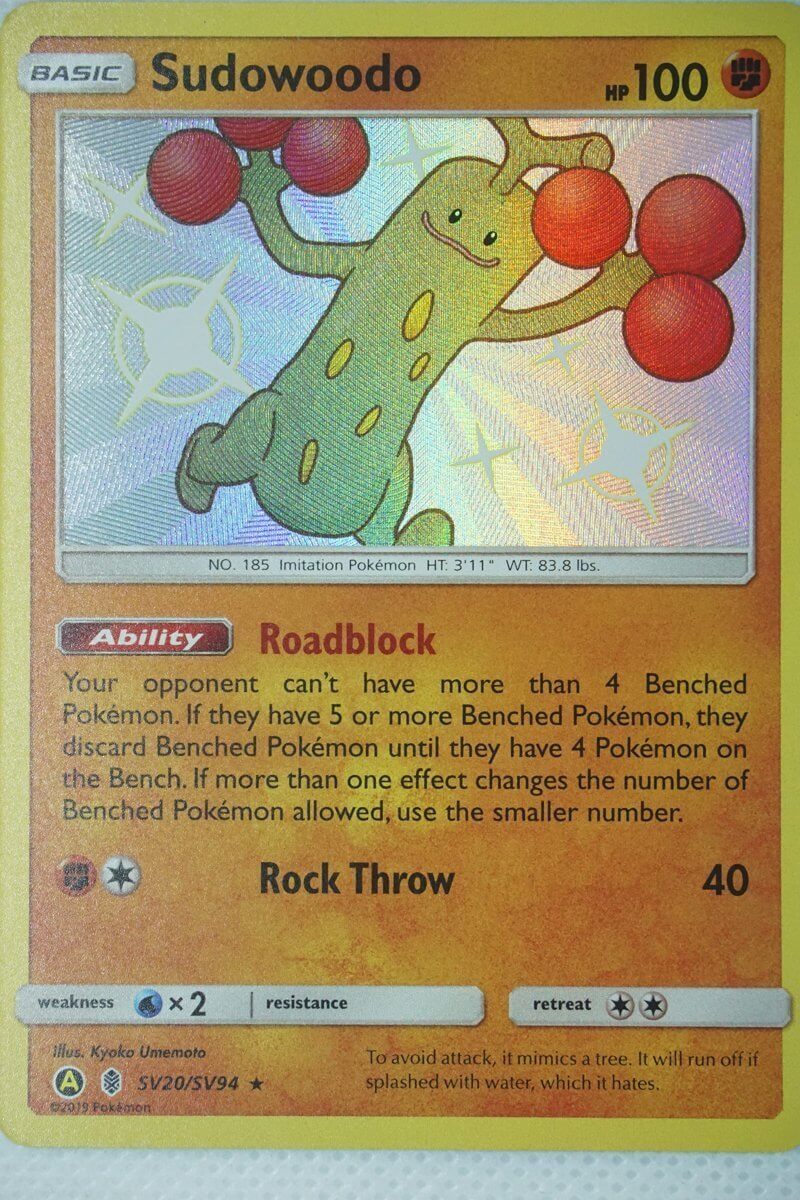 Sudowoodo SV20/SV94 Shiny Rare - Pocket Monster