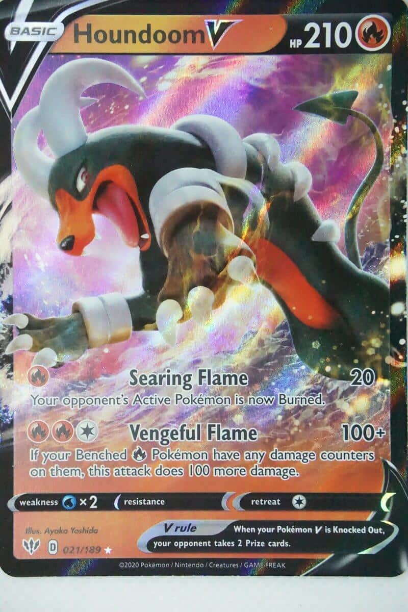 Houndoom V 021/189 - Pocket Monster