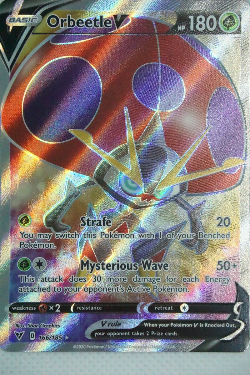 Orbeetle V 166/185 Full Art - Pocket Monster