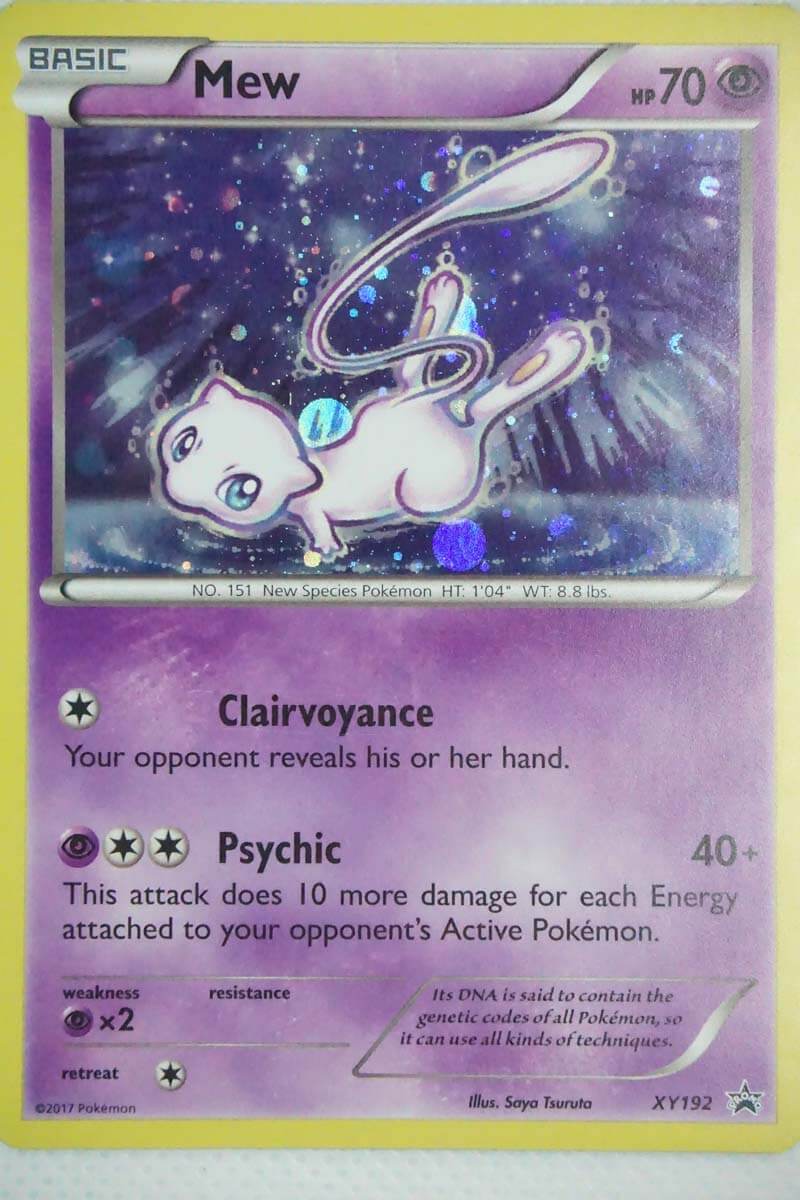 Mew XY192 Holo Promo - Pocket Monster