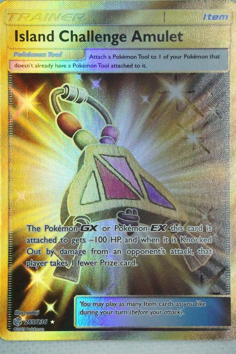 Island Challenge Amulet 265/236 Secret Rare - Pocket Monster