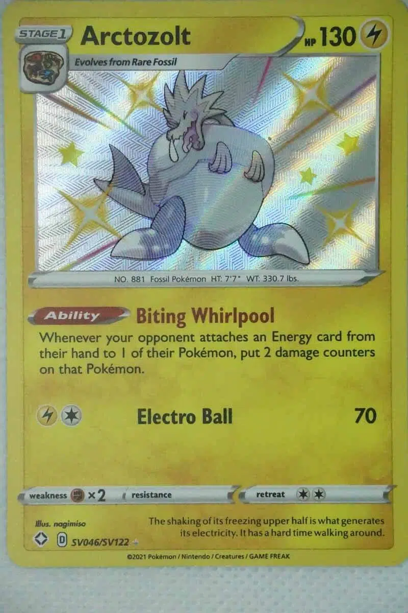 Arctozolt SV46/SV122 Shiny Rare - Pocket Monster