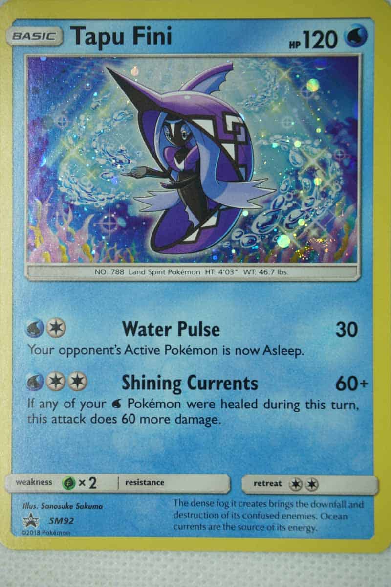 Tapu Fini SM92 Holo Promo - Pocket Monster