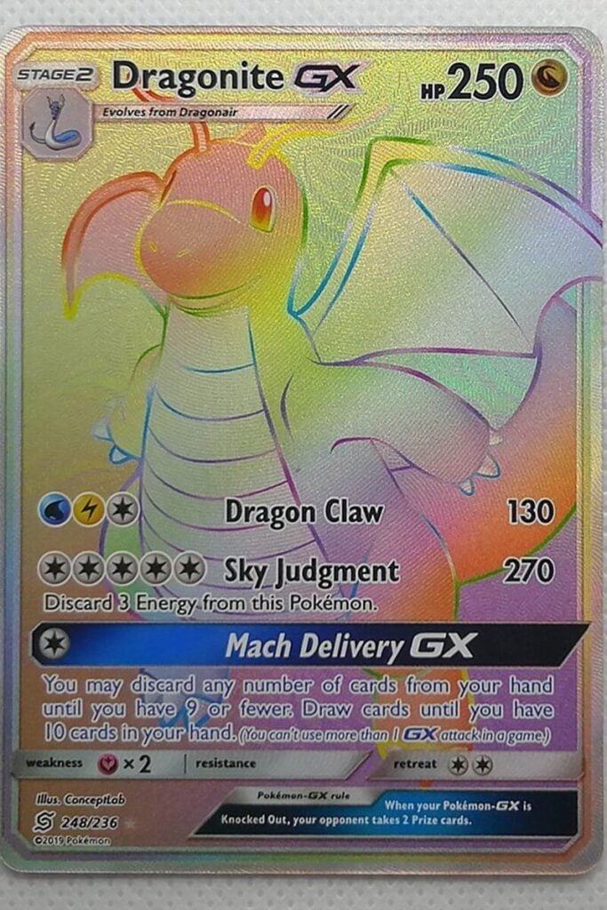 Dragonite GX 248/236 Hyper Rare - Pocket Monster