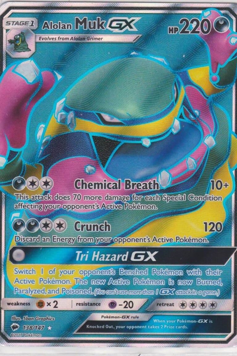 Alolan Muk GX full art 138/147 - Pocket Monster