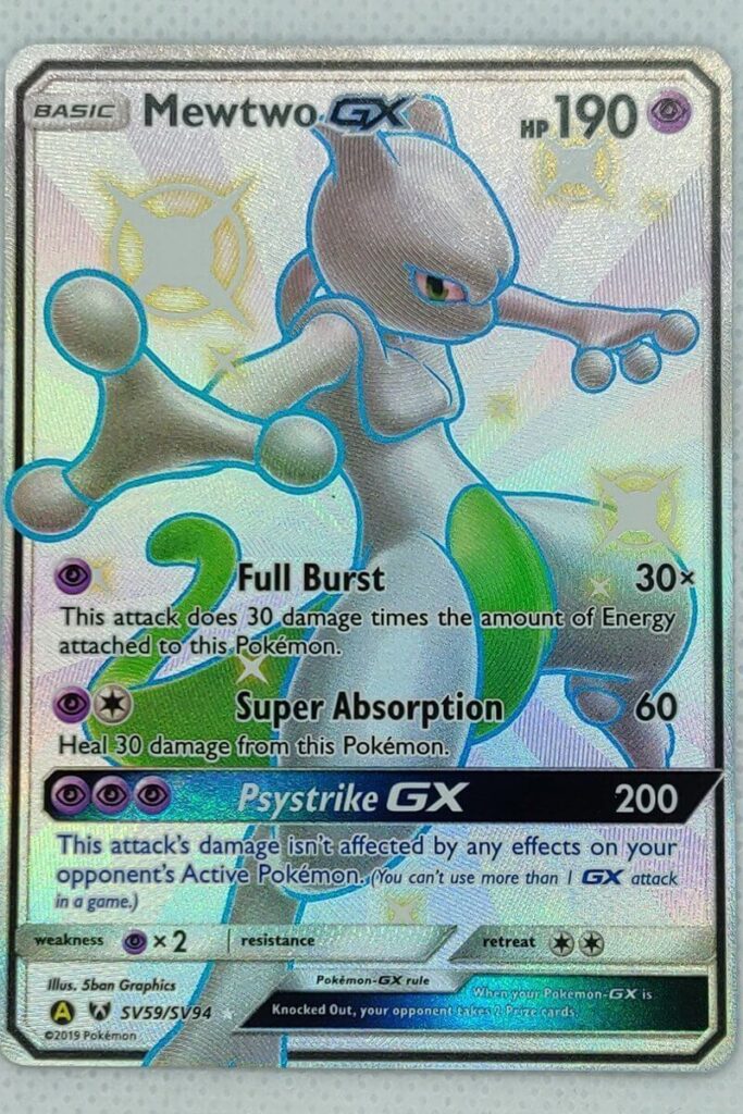 Shiny Mewtwo GX SV59/SV94 - Pocket Monster