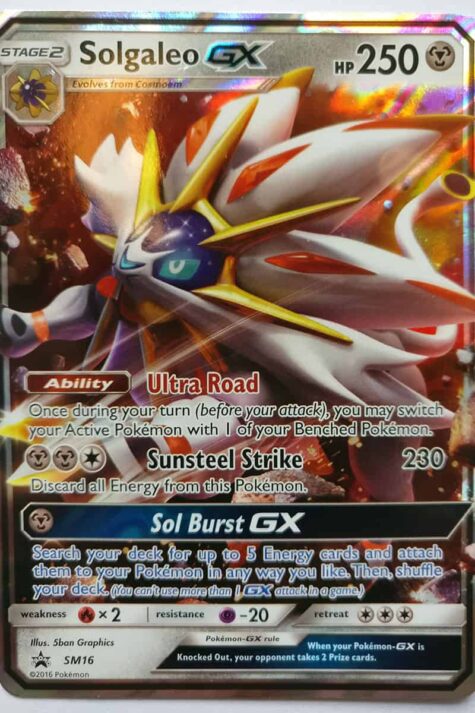 Solgaleo GX tin fra Sun & Moon - Pocket Monster