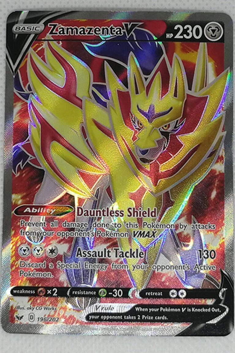 Zamazenta V 196/202 Full Art - Pocket Monster
