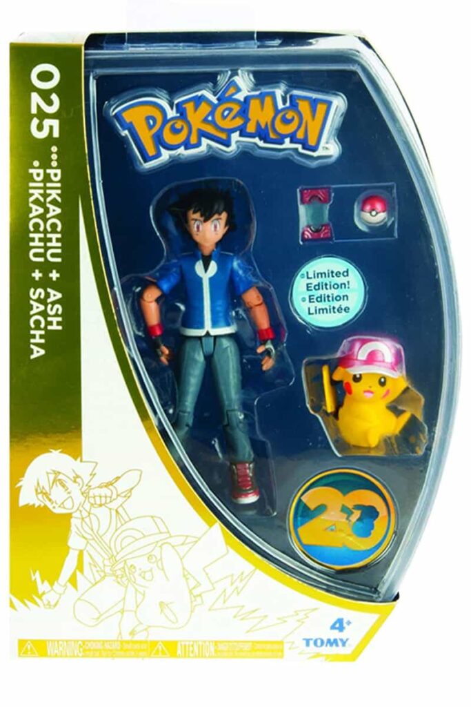Pikachu og Ash - Pocket Monster