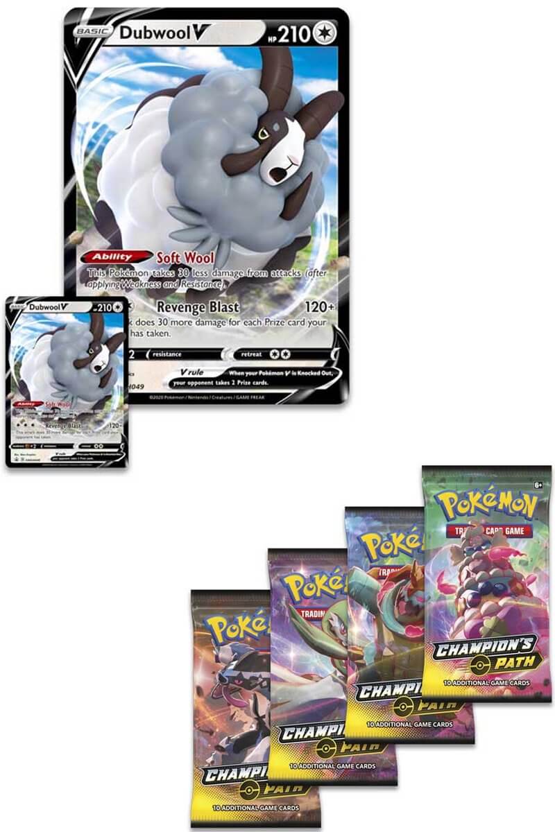 Køb Pokemon Champion's Path Dubwool V Box