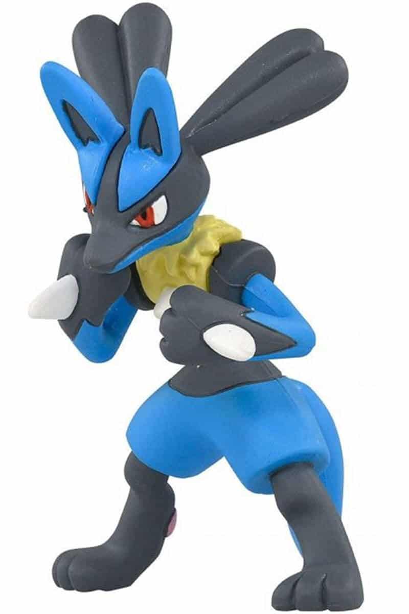Lille Japansk Lucario Figur - Pocket Monster
