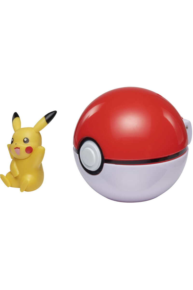 Glad Pikachu og poké ball - Pocket Monster