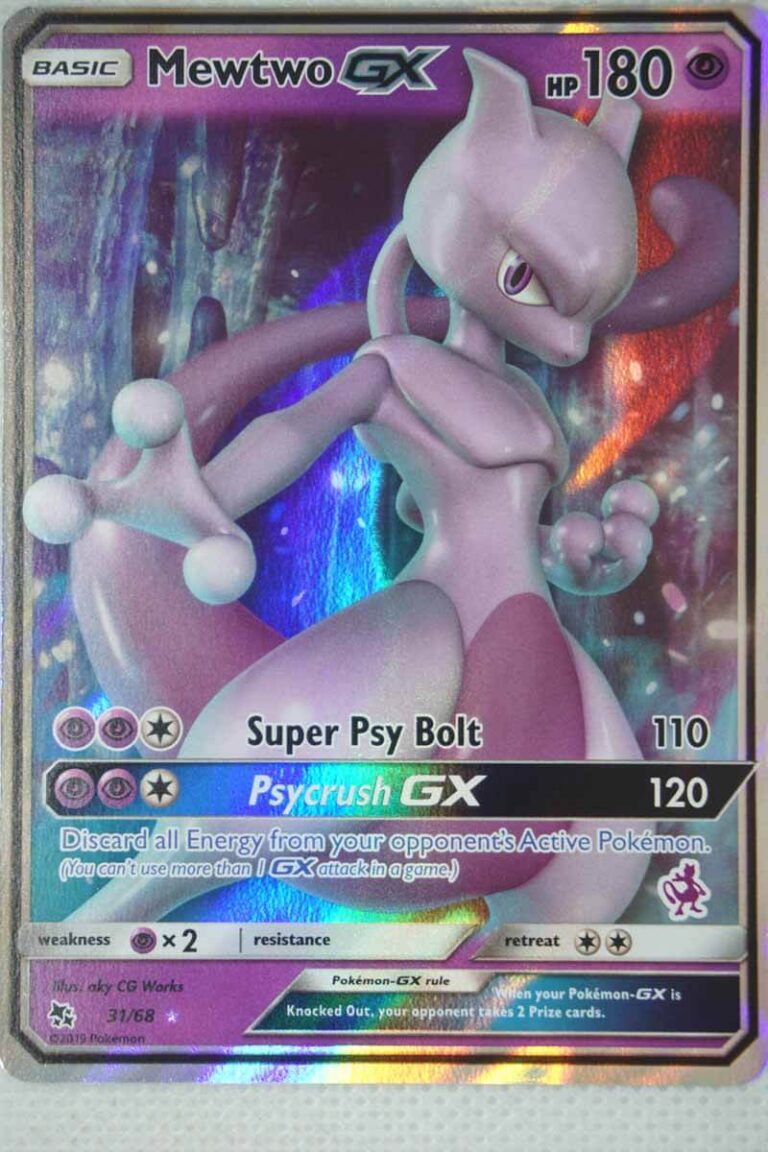 Mewtwo GX 31/68 med Mewtwo Symbol - Pocket Monster