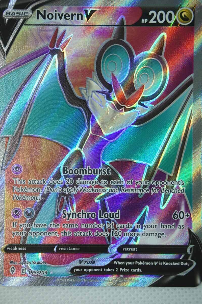 Noivern V 195/203 Full Art - Evolving Skies enkeltkort