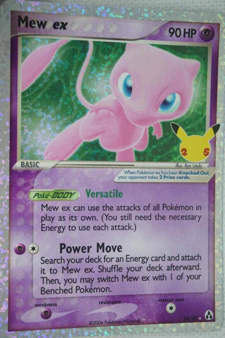 Mew ex 88/92 Ultra Rare Classic Collection - Pocket Monster