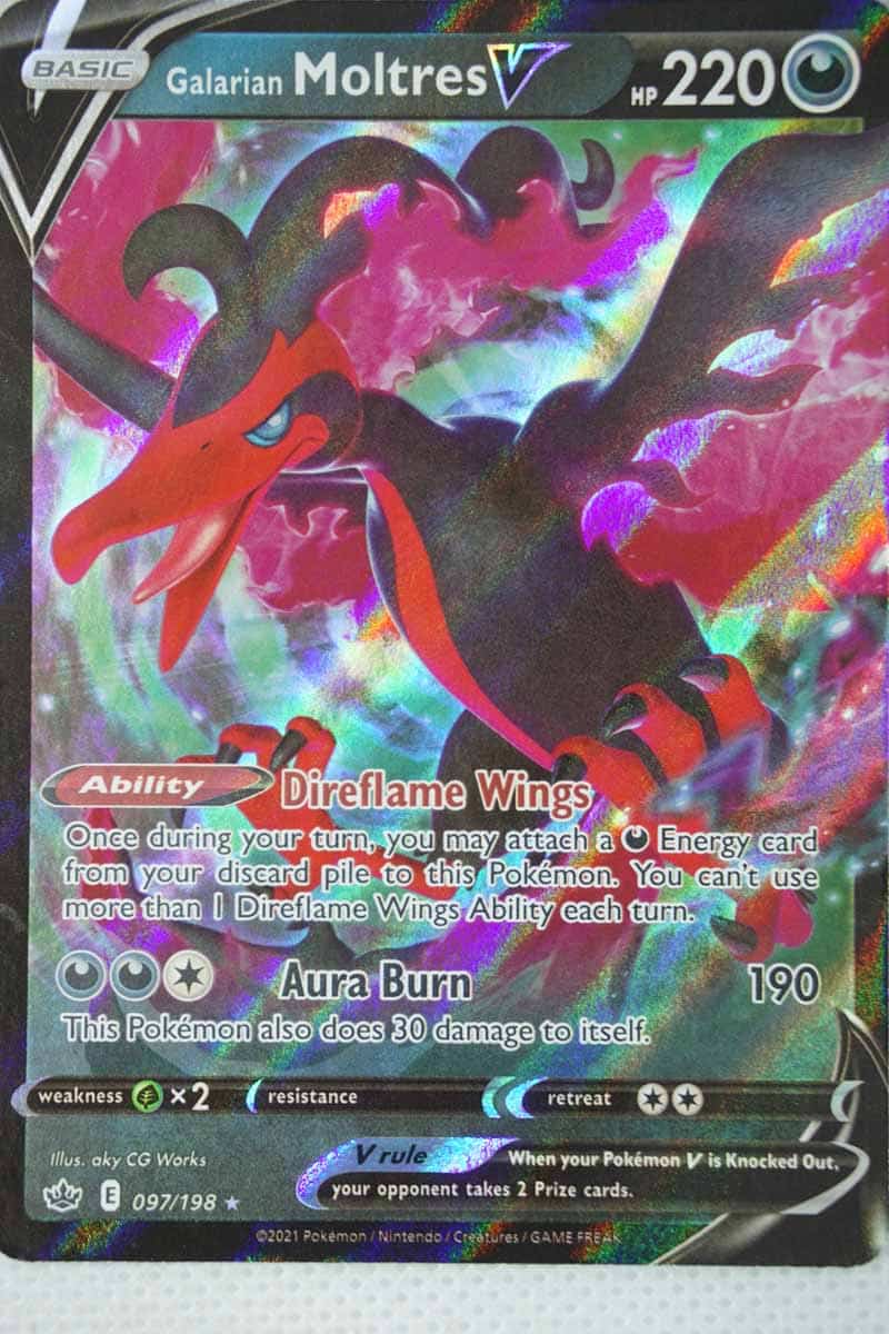 Galarian Moltres V 097/198 - Pocket Monster