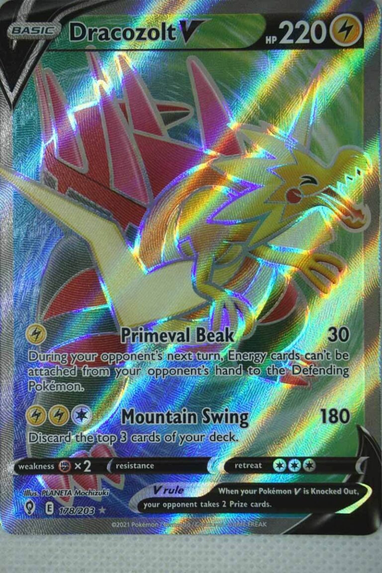 Dracozolt V 178/203 Full Art - Evolving Skies enkeltkort