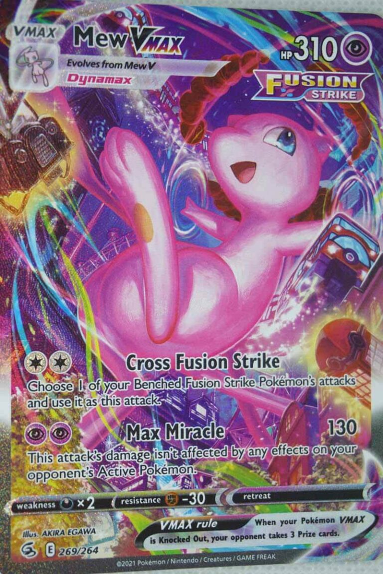 Mew VMAX 269/264 Alternate Art Secret Rare - Fusion Strike enkeltkort