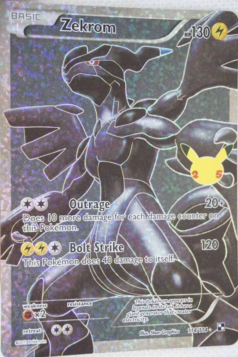 Zekrom 114/114 Full Art Classic Collection - Pocket Monster