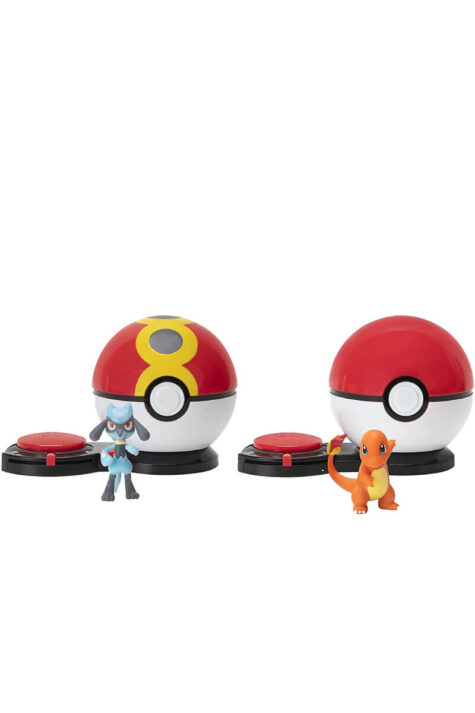 Surprise Attack Poke Ball Battle Game med Charmander og Lucario ...