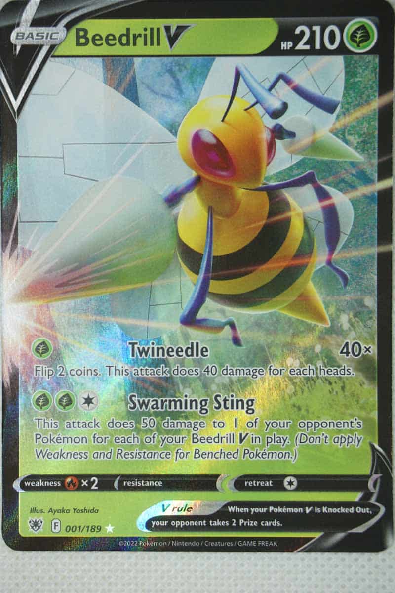 Beedrill V 001/189 - Enkeltkort fra Astral Radiance