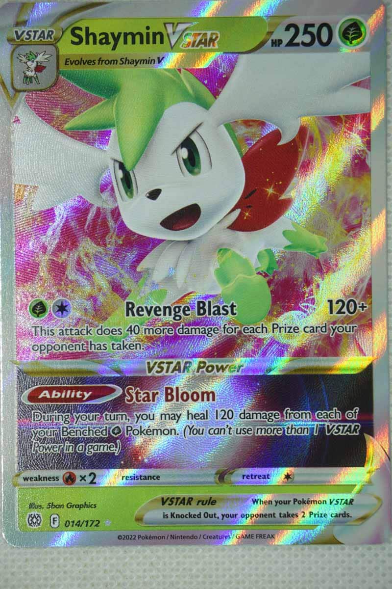 Shaymin VSTAR 14/172 - Enkeltkort fra Brilliant Stars